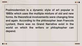 postmodernism .pptx