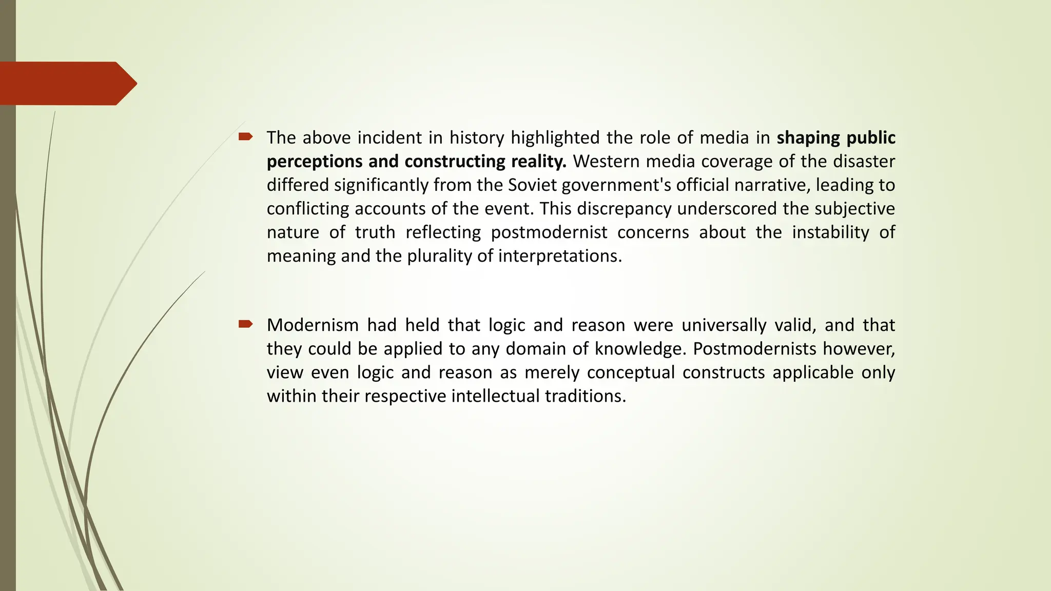 presentation on modernism &postmodernism | PPT