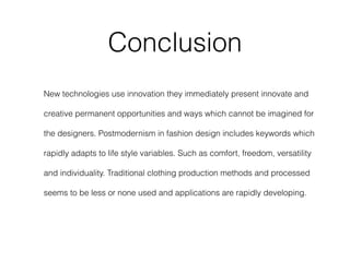 Postmodernism : hussein chalayan | PDF