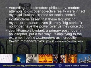Postmodernism Lecture | PPT