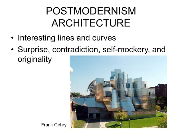 Postmodernism- Music, Architecture, and Art.ppt