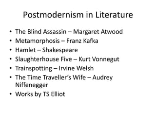 Intro to Postmodernism | PPT