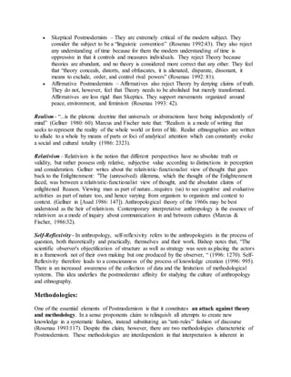 Postmodernism and its critics | DOCX