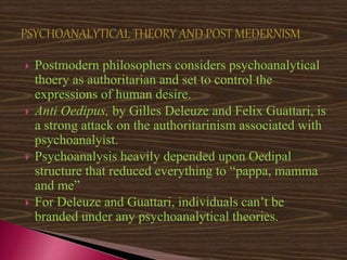 Postmodernism and philosophy | PPTX
