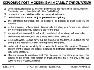 Postmodernism and the outsider | PPTX
