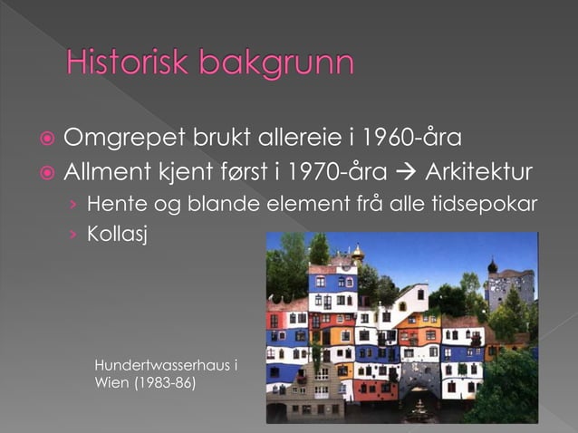 Postmodernismen | PPT