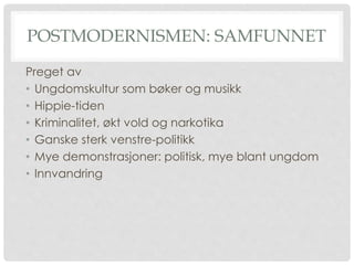 Postmodernismen | PPTX