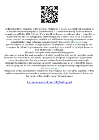 Postmodernism Essay | PDF