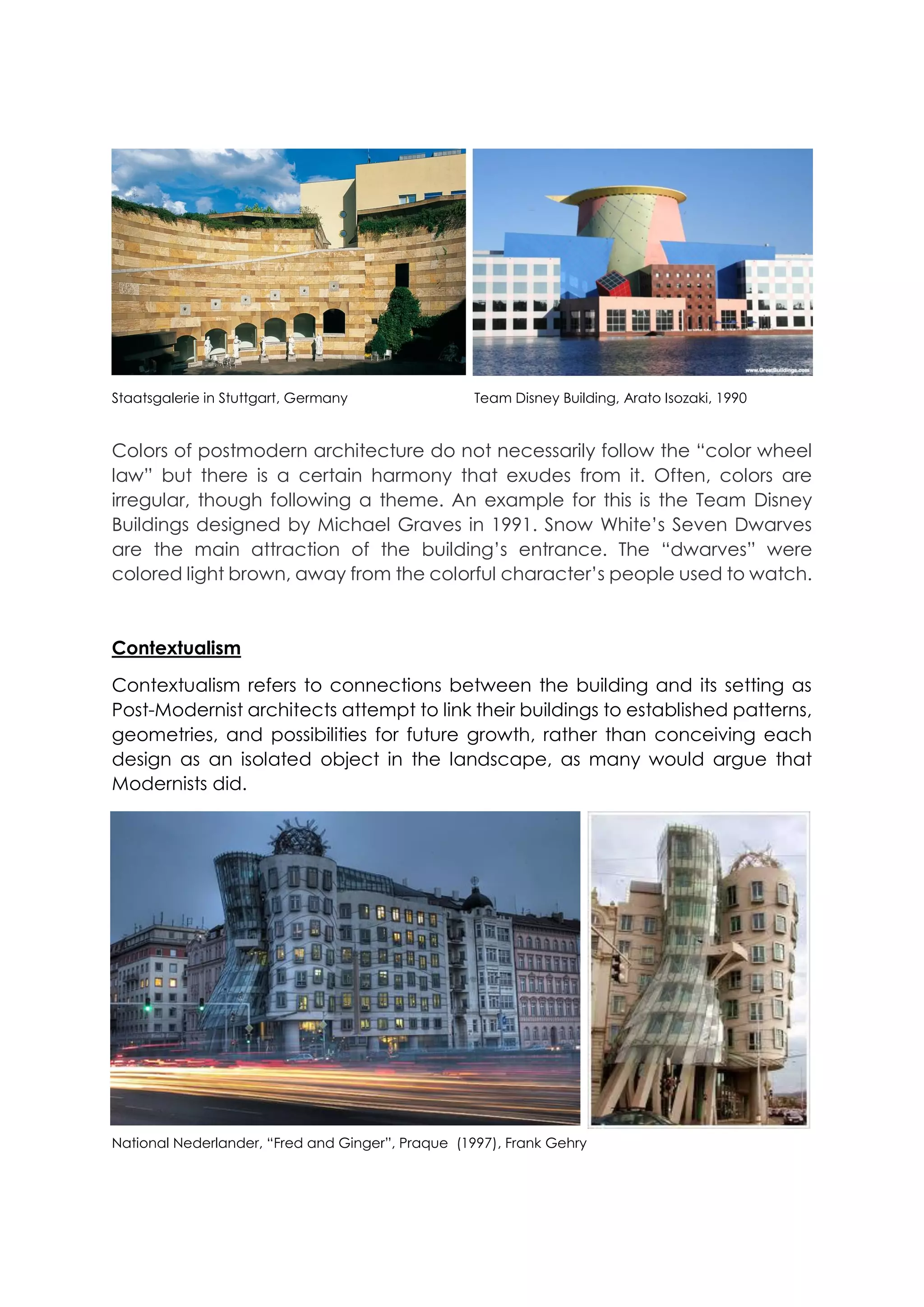 Post Modernism in Architecture | PDF