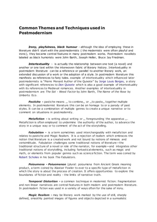 Postmodernism in english_literature | DOCX