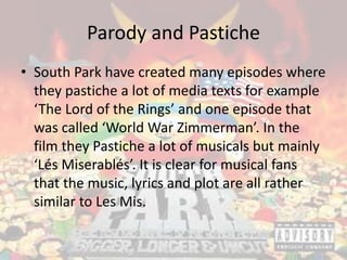 Postmodernism in south park | PPT