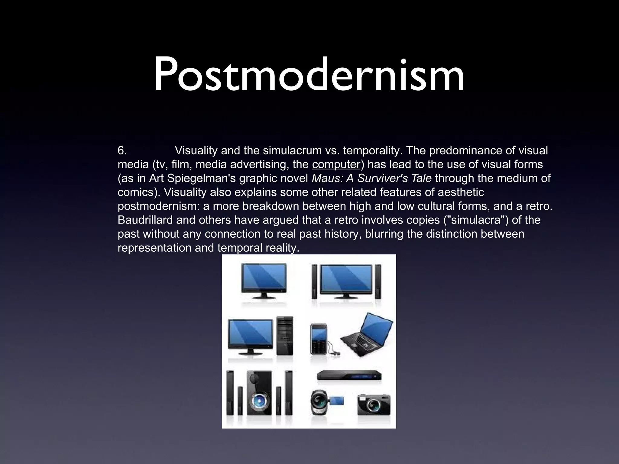 Postmodernism lesson 2 ppt | PPT