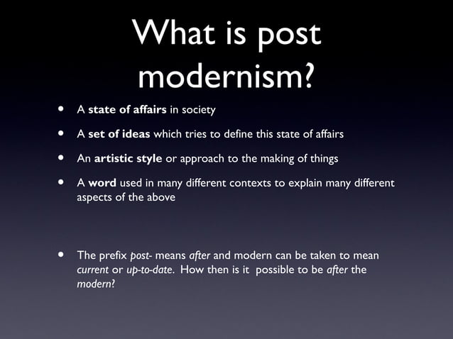 Postmodernism lesson 2 ppt | PPT | Modern Art | Fine Art