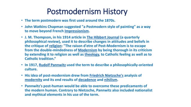 Postmodernism or the cultural logic of late capitalism | PPTX