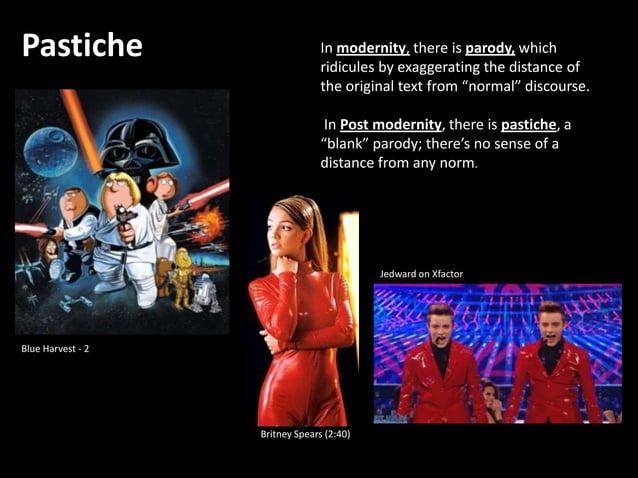 Features and Examples of Post Modernism | PPTX | Books and Literature