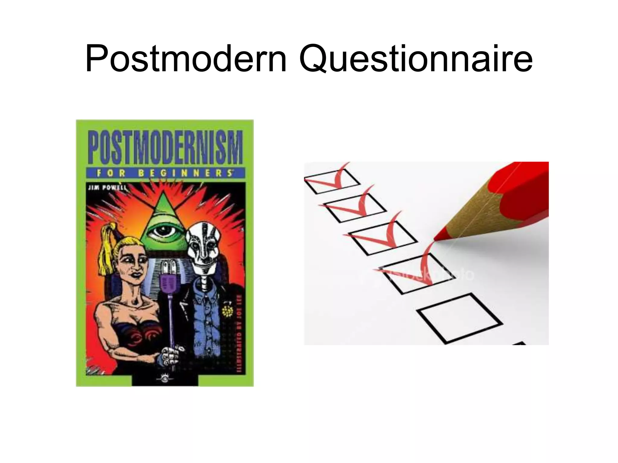 Postmodernism presentation | PPTX