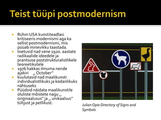 Postmodernism, triin sõro 12b | PPTX