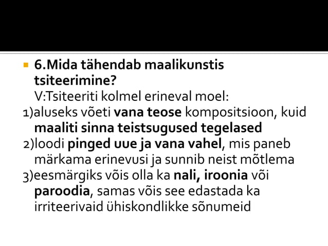 Postmodernism, triin sõro 12b | PPTX