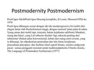 Postmodernity postmodernism | PPT