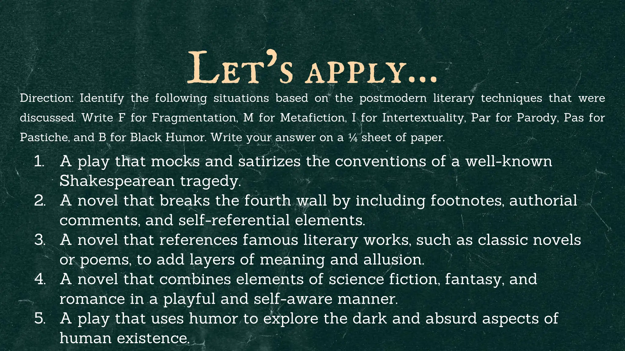 ENGLISH_POSTMODERN LITERARY TECHNIQUES.pptx