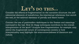 ENGLISH_POSTMODERN LITERARY TECHNIQUES.pptx