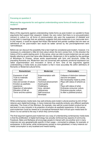 Postmodern media | PDF