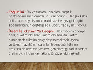 Postmodern Pazarlama (Postmodern Marketing) | PPTX