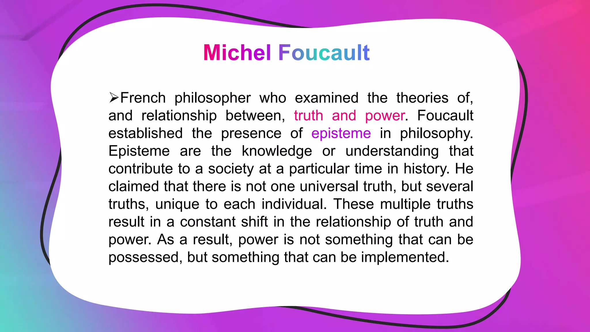 Postmodern Philosophy | PPTX