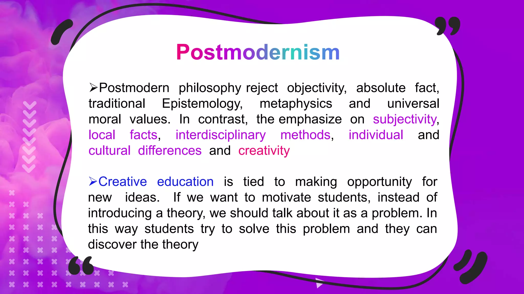 Postmodern Philosophy | PPTX