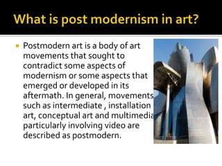 Post modern popular culture. | PPTX