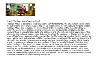 Post modern powerpoint lego movie | PPT