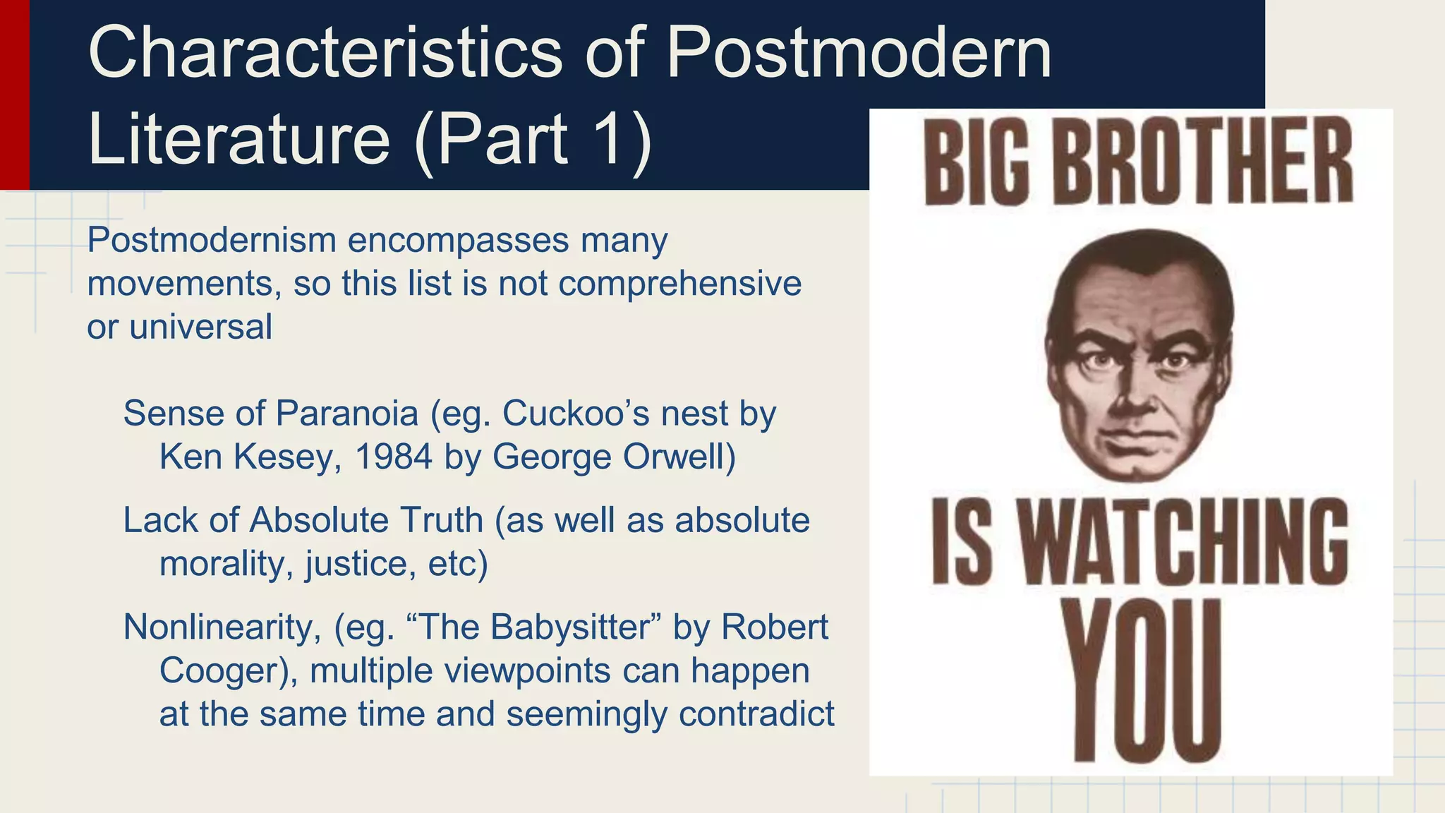 Postmodern presentation | PPTX
