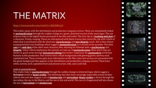 Postmodern Trailer Analysis 2 Films 6-10 | PPTX