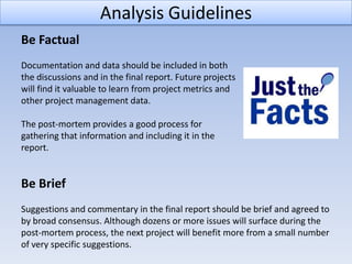 Project post-mortem analysis | PPSX
