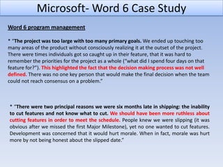 Project post-mortem analysis | PPSX