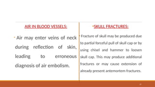 POST MORTEM ARTEFACTS(forensic medicine) | PPTX