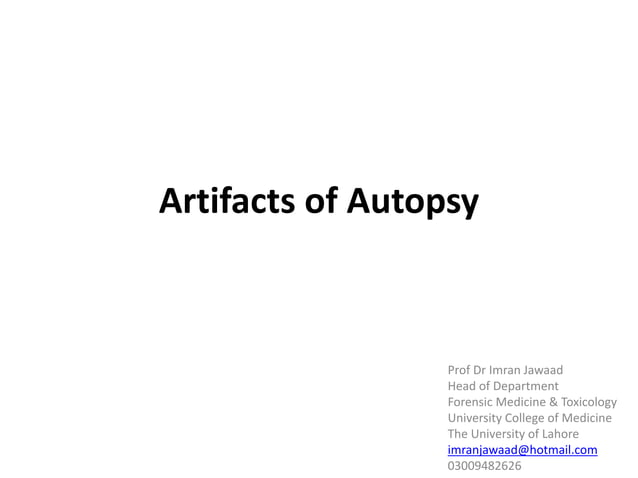Postmortem Artifacts.pptx
