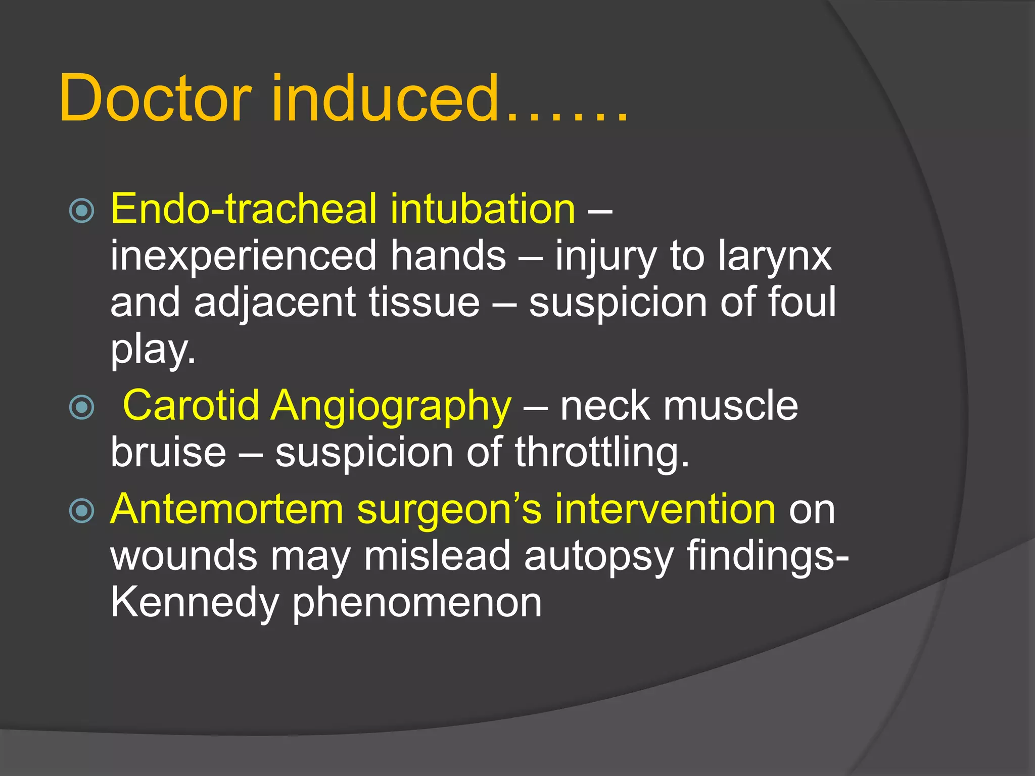 Postmortem artifacts - a Forensic perspective | PPTX