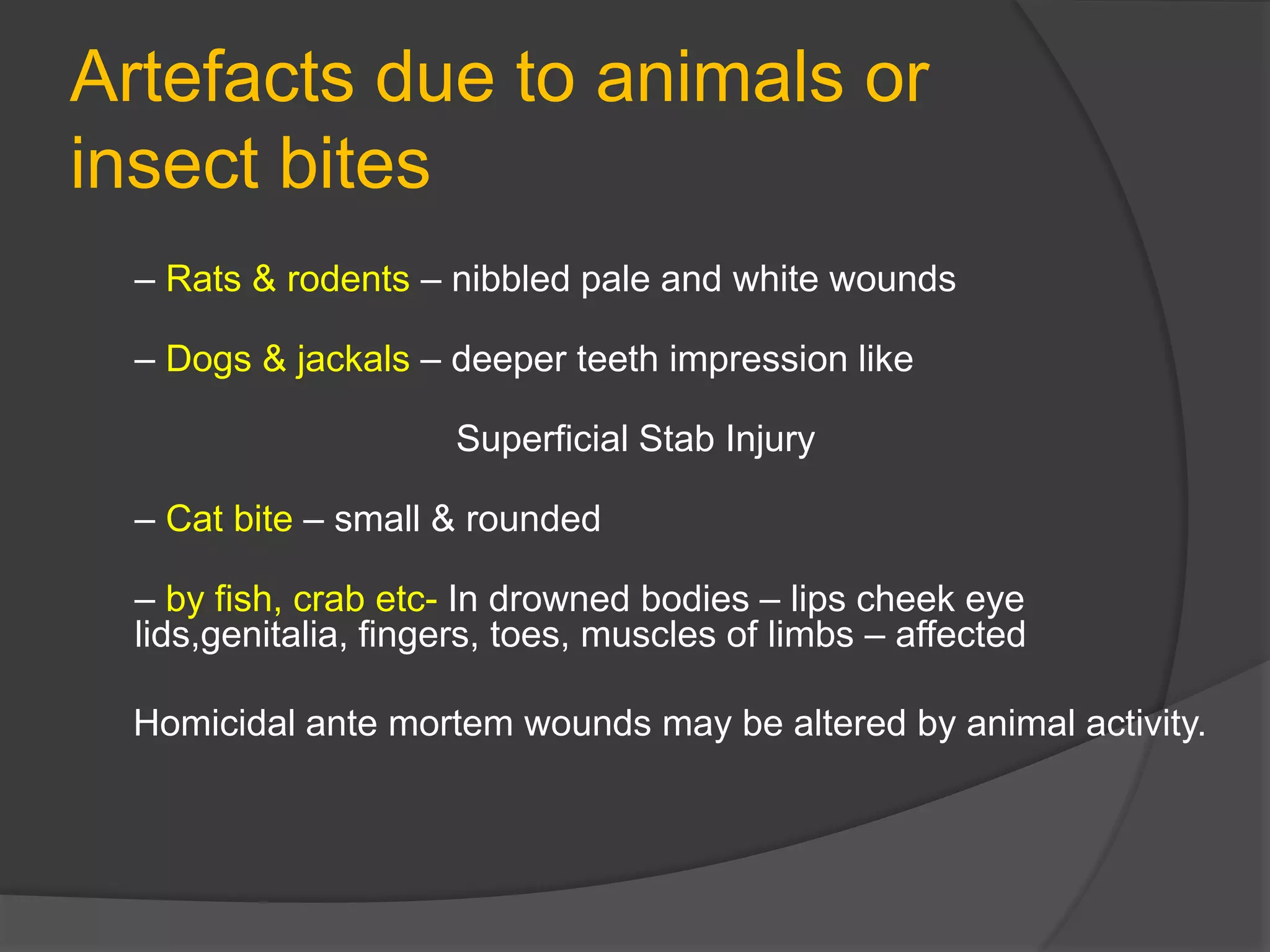 Postmortem artifacts - a Forensic perspective | PPTX