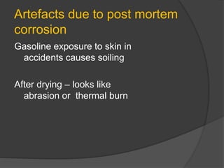Postmortem artifacts - a Forensic perspective | PPTX