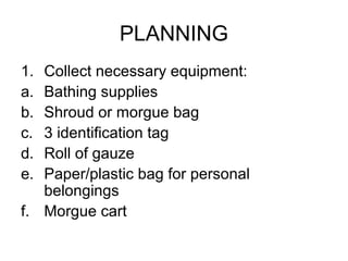 Post mortem care | PPT