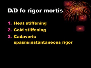 Postmortem changes | PPT