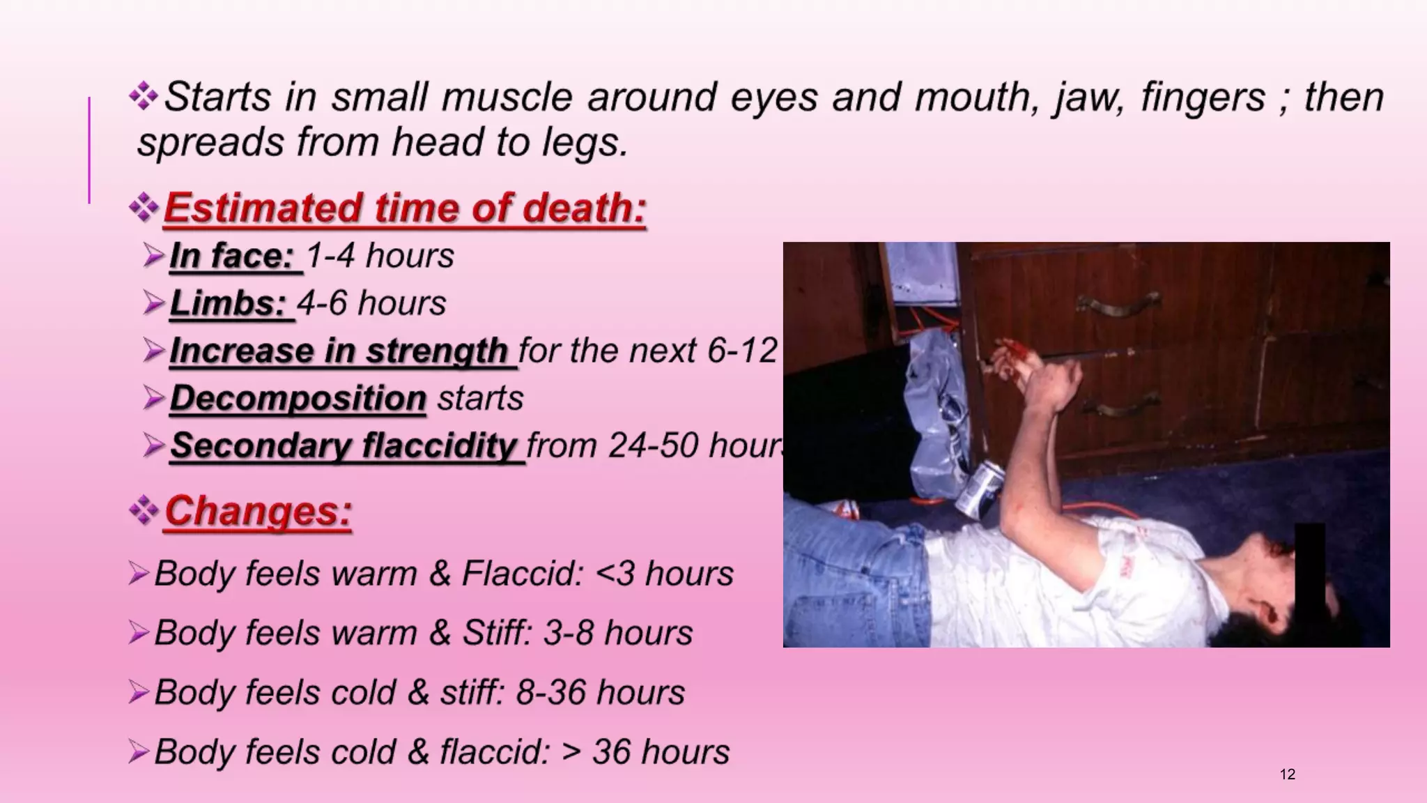 Postmortem changes | PPTX