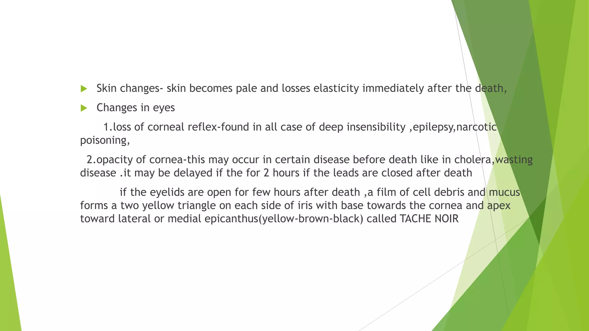Postmortem changes | PPTX