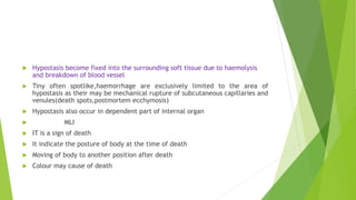 Postmortem changes | PPTX