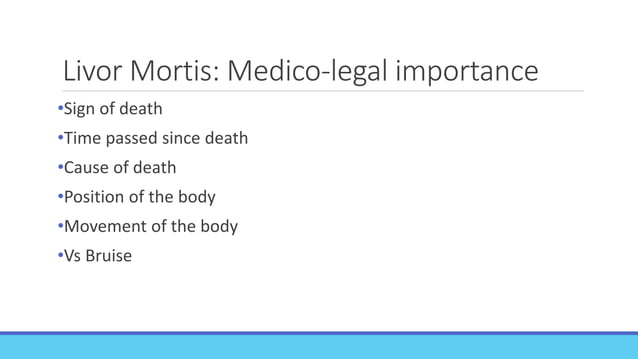 Post Mortem Changes in Forensic Medicine.new.pptx | Free Download