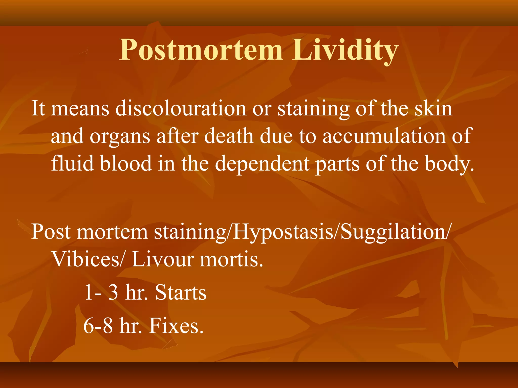 postmortemchangesBYPRANAVKOHLI.pptx | Eye and Vision Conditions ...