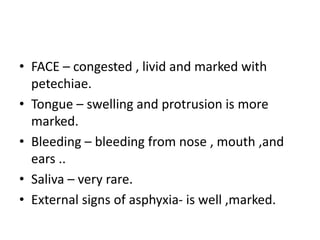 Postmortem changes in garotting | PPT