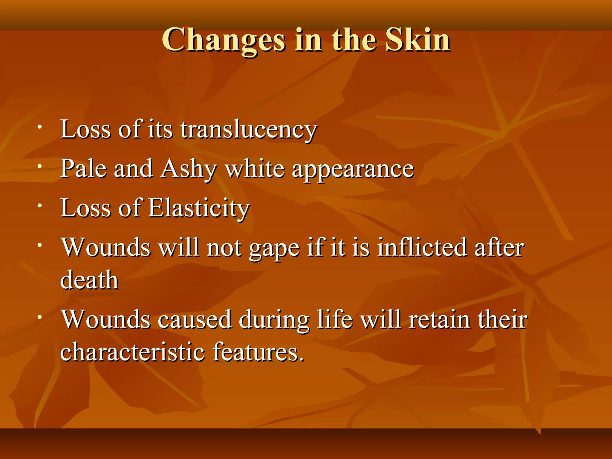 Post mortem changes notes by dr. armaan singh | PPT