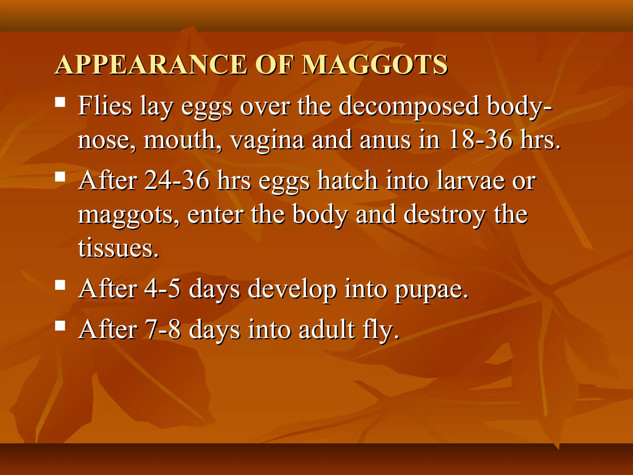 Post mortem changes notes by dr. armaan singh | PPT